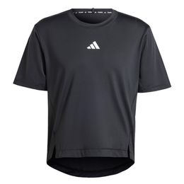 adidas Performance Funktionsshirt 'Adapt Workout' Herren Gr&ouml;&szlig;e S schwarz / wei&szlig;