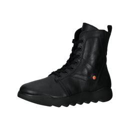 Softinos Schnürstiefelette »Stiefelette Leder/Textil« Schwarz/Schwarz 41 41 Verschluss: Schnürung