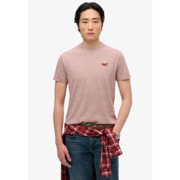 Superdry Rundhalsshirt »ESSENTIAL LOGO EMB TEE« Cherry Red Feeder 3XL 3XL Cooles Shirt von Superdry