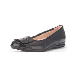 Gabor Ballerina »Ballerinas Nappaleder« Schwarz 42 42 Verschluss: Schlupfschuh