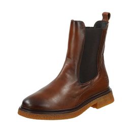 Bagatt Stiefelette »Stiefelette Leder/Textil« Cognac 40 40 Verschluss: Schlupfschuh