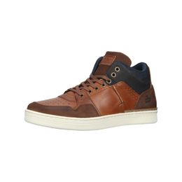 Bullboxer Sneaker »Sneaker Leder/Textil« Cognac 45 45 Verschluss: Schnürung