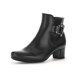 Gabor COMFORT Stiefelette »Stiefelette Leder« Schwarz 40,5 40,5 Verschluss: Reißverschluss