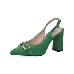 Caprice High-Heel-Pumps »Pumps Veloursleder« Grün 39 39 Verschluss: Schließe