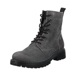 Josef Seibel Schnürstiefelette »Stiefelette Leder« Grau/Lila 38 38 Verschluss: Schnürung