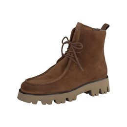 Paul Green Schnürstiefelette »Stiefelette Veloursleder« Toffee 38 38 Verschluss: Schnürung