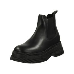 Steve Madden Stiefelette »Stiefelette Leder/Textil« Schwarz/Schwarz 37 37 Verschluss: Schlupfschuh
