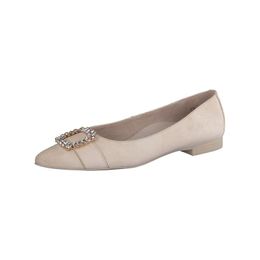 Paul Green Ballerina »Ballerinas Leder« Beige 35,5 35,5 Verschluss: Schlupfschuh