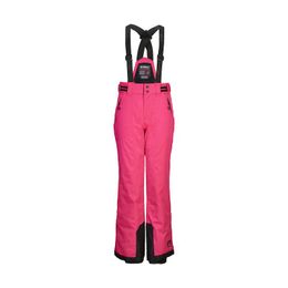 Killtec Skihose »KSW 198 GRLS SKI PNTS« Wasserdichte Skihose mit abnehmbaren Trägern und verstellbarer Taille fuchsia 176 - Normalgrößen...