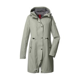 G.I.G.A. by Killtec G.I.G.A. DX BY KILLTEC Regenmantel »GS 101 WMN PRK« Wasser- und winddichter Damen Regenparka mit verstellbarer Taille grün 40 40 wetterfester...