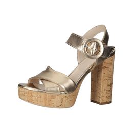 Nero Giardini High-Heel-Sandalette »Sandalen Leder« Bronze 35 35 Verschluss: Schließe
