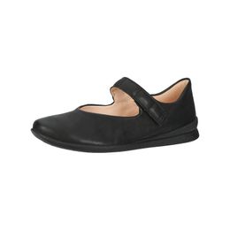 Think! Riemchenballerina »Ballerinas Glattleder« Schwarz 37 37 Verschluss: Klettverschluss