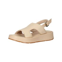 ILC Riemchensandale »Sandalen Leder« Beige 42 42 Verschluss: Schließe