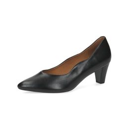Caprice Pumps »Pumps Leder« Schwarz 37,5 37,5 Verschluss: Schlupfschuh