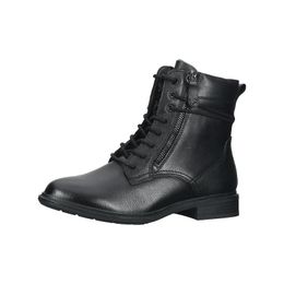 Tamaris Schnürstiefelette »Stiefelette Leder« Schwarz 37 37 Absatzhöhe: 2,5 cm