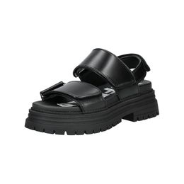 Buffalo Damen Riemchensandale &raquo; Sandalen Lederimitat&laquo; schwarz 39