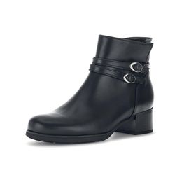 Gabor Stiefelette »Stiefelette Glattleder« Schwarz 38,5 38,5 Verschluss: Reißverschluss