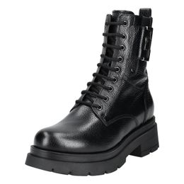 Nero Giardini Schnürstiefelette »Stiefelette Leder/Textil« Schwarz 40 40 Verschluss: Schnürung