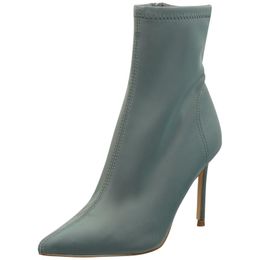 Steve Madden High-Heel-Stiefelette &raquo;Stiefelette Leder&laquo; Grau 38 38 Verschluss: Rei&szlig;verschluss