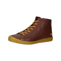 Softinos Schnürstiefelette »Stiefelette Leder« Cognac 42 42 Verschluss: Schnürung