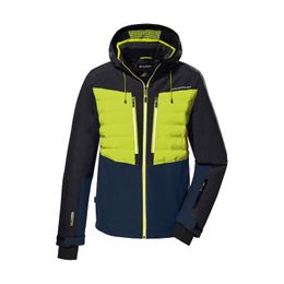 Killtec Skijacke »KSW 56 MN SKI JCKT« Atmungsaktive, wasserabweisende Skijacke mit Hybridoptik und Taschen dunkelpetrol M M Skijacke mit...