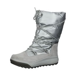 Legero Snowboots »Stiefel Veloursleder/Synthetik« Grau 43 43 Verschluss: Schnürung