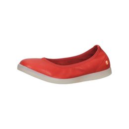 Softinos Ballerina »Ballerinas Leder« Rot 39 39 Verschluss: Schlupfschuh