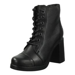 Fly London High-Heel-Stiefelette »Stiefelette Leder« Schwarz 35 35 Verschluss: Schnürung