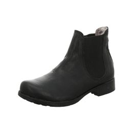 Think! Stiefelette »Stiefelette Leder/Textil« Schwarz 40 40 Verschluss: Schlupfschuh