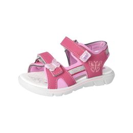 Ricosta Riemchensandalette »Sandalen Lederimitat/Textil« Fuchsia 30 30 Verschluss: Klettverschluss