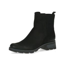 Caprice Stiefelette »Stiefelette Leder« Schwarz 38,5 38,5 Verschluss: Reißverschluss