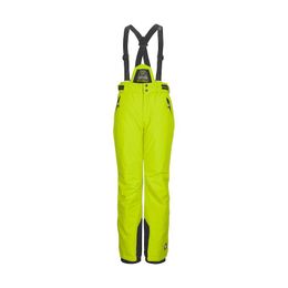 Killtec Jungen Skihose &raquo;KSW 214 BYS SKI PNTS&laquo; Wasserdichte, atmungsaktive Skihose mit verstellbarem Latz. gelb 128, Normalgr&ouml;&szlig;en