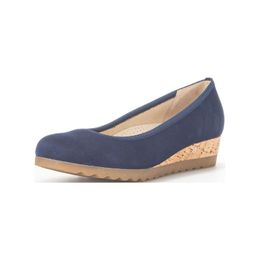 Gabor Ballerina »Ballerinas Veloursleder« Ocean 40,5 40,5 Verschluss: Schlupfschuh
