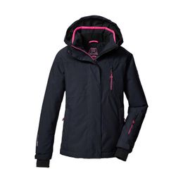 Killtec Skijacke »KSW 205 GRLS SKI JCKT« Wasserdichte, atmungsaktive Ski-Jacke mit verstellbarer Kapuze schwarz 164 164 Kinder Skijacke mit...