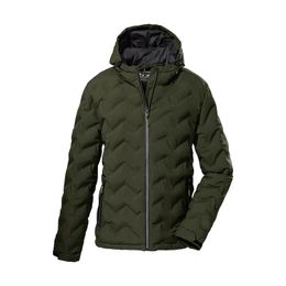Killtec Steppjacke »KOW 119 MN QLTD JCKT« Wasser- und windabweisende Jacke mit verstellbarer Kapuze olivgrün M M Jacke in Daunenoptik mit...