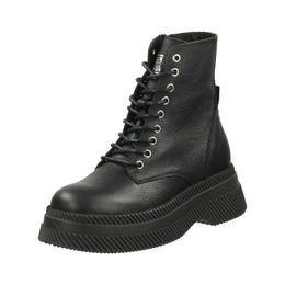 Steve Madden Schnürstiefelette »Stiefelette Leder« Schwarz 37 37 Verschluss: Schnürung