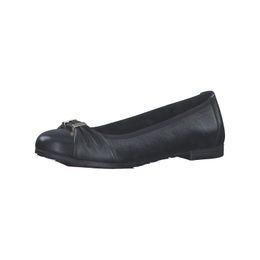 Marco Tozzi Ballerina »Ballerinas Leder« Schwarz 39 39 Verschluss: Schlupfschuh