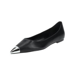 Steve Madden Ballerina »Ballerinas Leder« Schwarz/Silber 42 42 Verschluss: Schlupfschuh