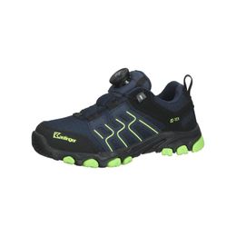 Kastinger Trekkingschuh »Wanderschuhe Lederimitat/Textil« Navy/Lime 31 31 Verschluss: Schließe