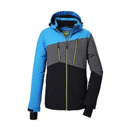 Killtec Skijacke »KSW 306 MN SKI JCKT« Trendiges Design, wasserdicht, atmungsaktiv himmelblau M M Herren Skijacke in Colourblock Design