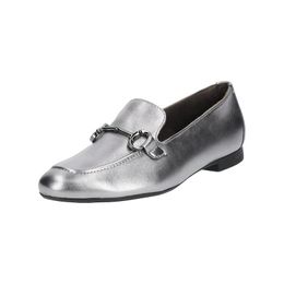 Paul Green Slipper »Slipper Leder« Metallic Silver 41 41 Verschluss: Schlupfschuh
