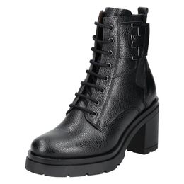 Nero Giardini High-Heel-Stiefelette »Stiefelette Leder/Textil« Schwarz 36 36 Verschluss: Schnürung