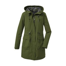 G.I.G.A. by Killtec G.I.G.A. DX BY KILLTEC Softshellparka »GS 99 WMN SFTSHLL PRK« Damen Softshell Parka, 8.000 mm Wassersäule, atmungsaktiv, verstellbar waldmeister 48...