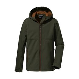Killtec Softshelljacke »KOW 202 BYS SFTSHLL JCKT« Wind- und wasserabweisende Softshelljacke mit 10.000 mm Wassersäule olivgrün 116 116 Kinder...