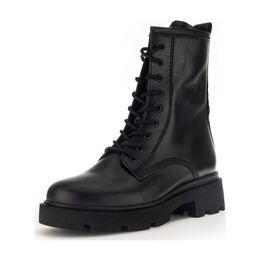 Gabor COMFORT Schnürstiefelette »Stiefelette Glattleder« Schwarz 42,5 42,5 Verschluss: Schnürung