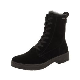 Legero Schnürstiefelette »Stiefelette Leder« Schwarz Kombi 43 43 Verschluss: Schnürung