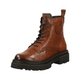 Bagatt Schnürstiefelette »Stiefelette Leder/Textil« Braun 37 37 Verschluss: Schnürung