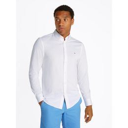 Tommy Hilfiger Langarmhemd »PERFORMANCE TWO TONE SF SHIRT« Th Optic White 3XL - N-Gr N-Gr 3XL Businesshemd von Tommy Hilfiger Menswear