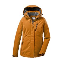Killtec Outdoorjacke »KOW 140 WMN JCKT« Wasserdichte Damenjacke, atmungsaktiv, abnehmbare Kapuze orange 44 44 Damen Funktionsjacke mit...