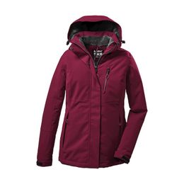 Killtec Outdoorjacke &raquo;KOW 170 KG WMN JCKT&laquo; Damen Funktionsjacke: wasserdicht, atmungsaktiv, abnehmbare Kapuze himbeere 22 22 Damen Funktionsjacke...